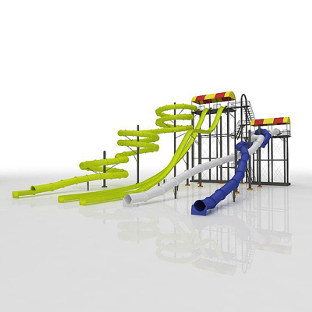 3d Model Water Slides