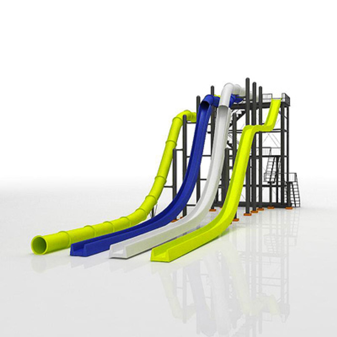 3d Model Water Slides
