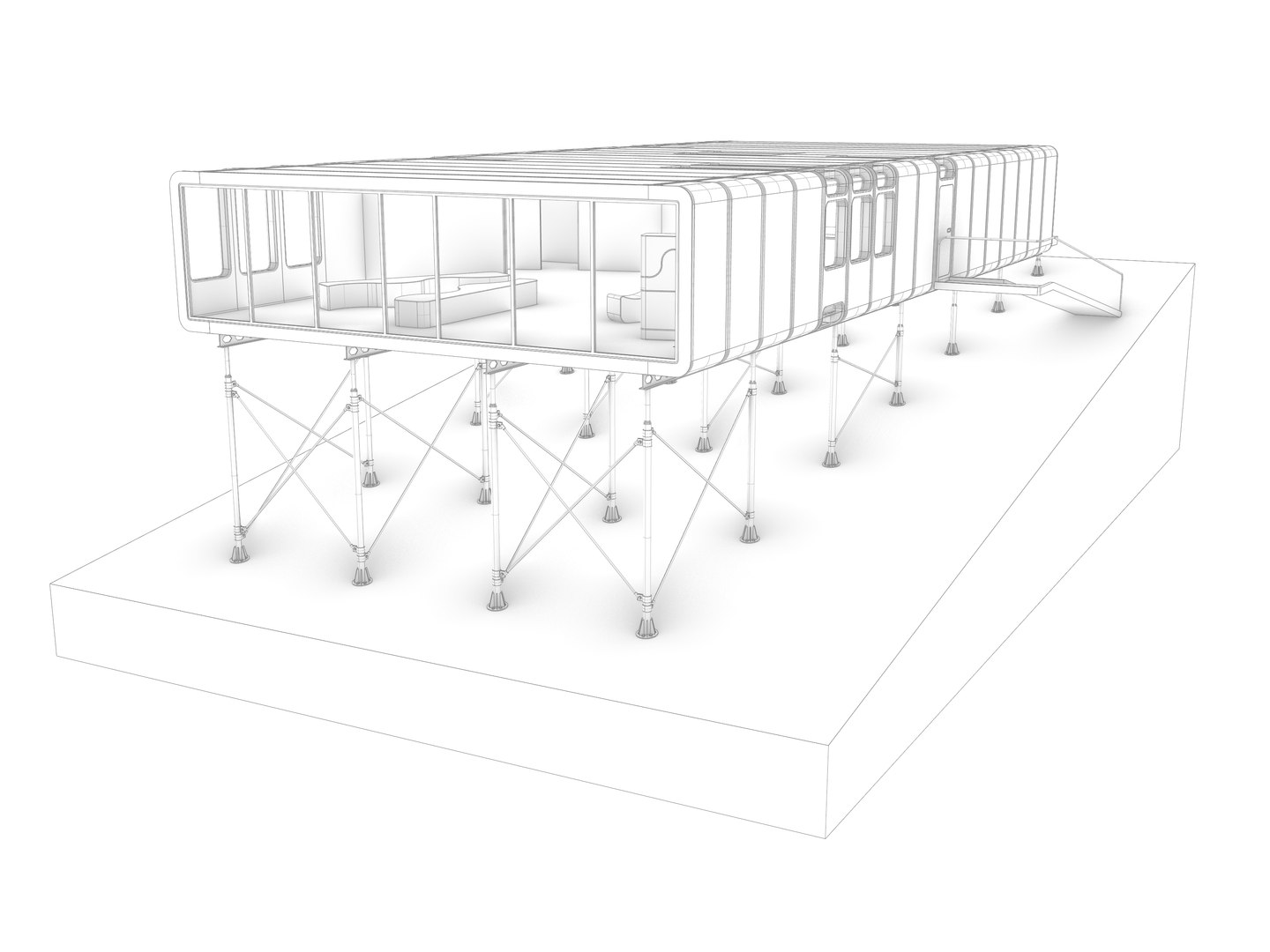 3D Zip-Up House Model - TurboSquid 2457986