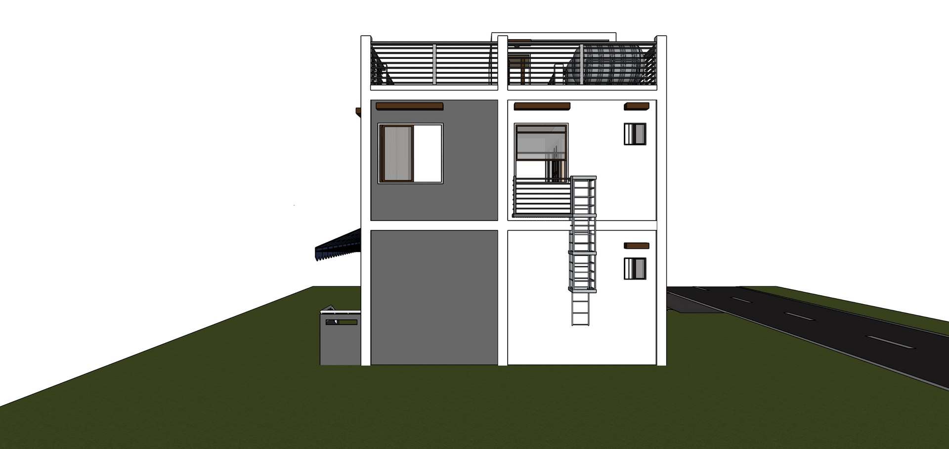 Fuka Residence - Suburban 3LDK Residential House 3D Model - TurboSquid 2060588