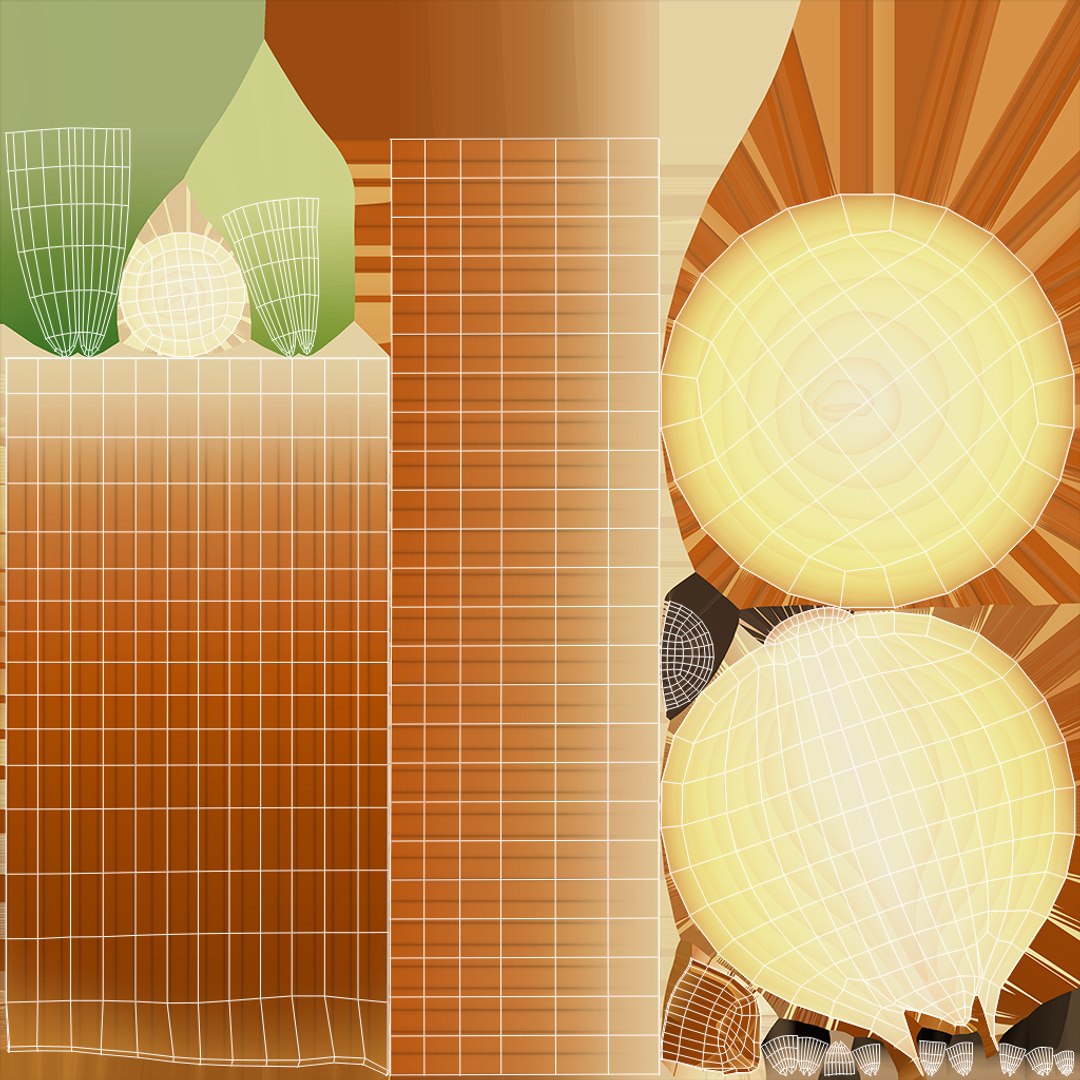 Cartoon Yellow Onion 3D - TurboSquid 2070367