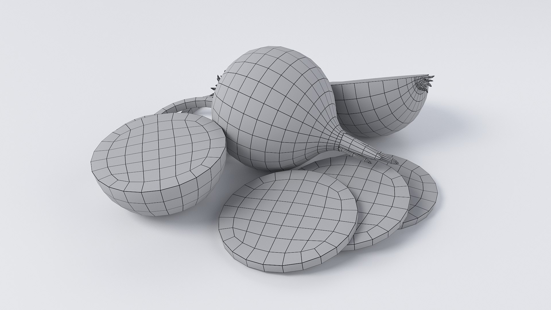 Cartoon Yellow Onion 3D - TurboSquid 2070367