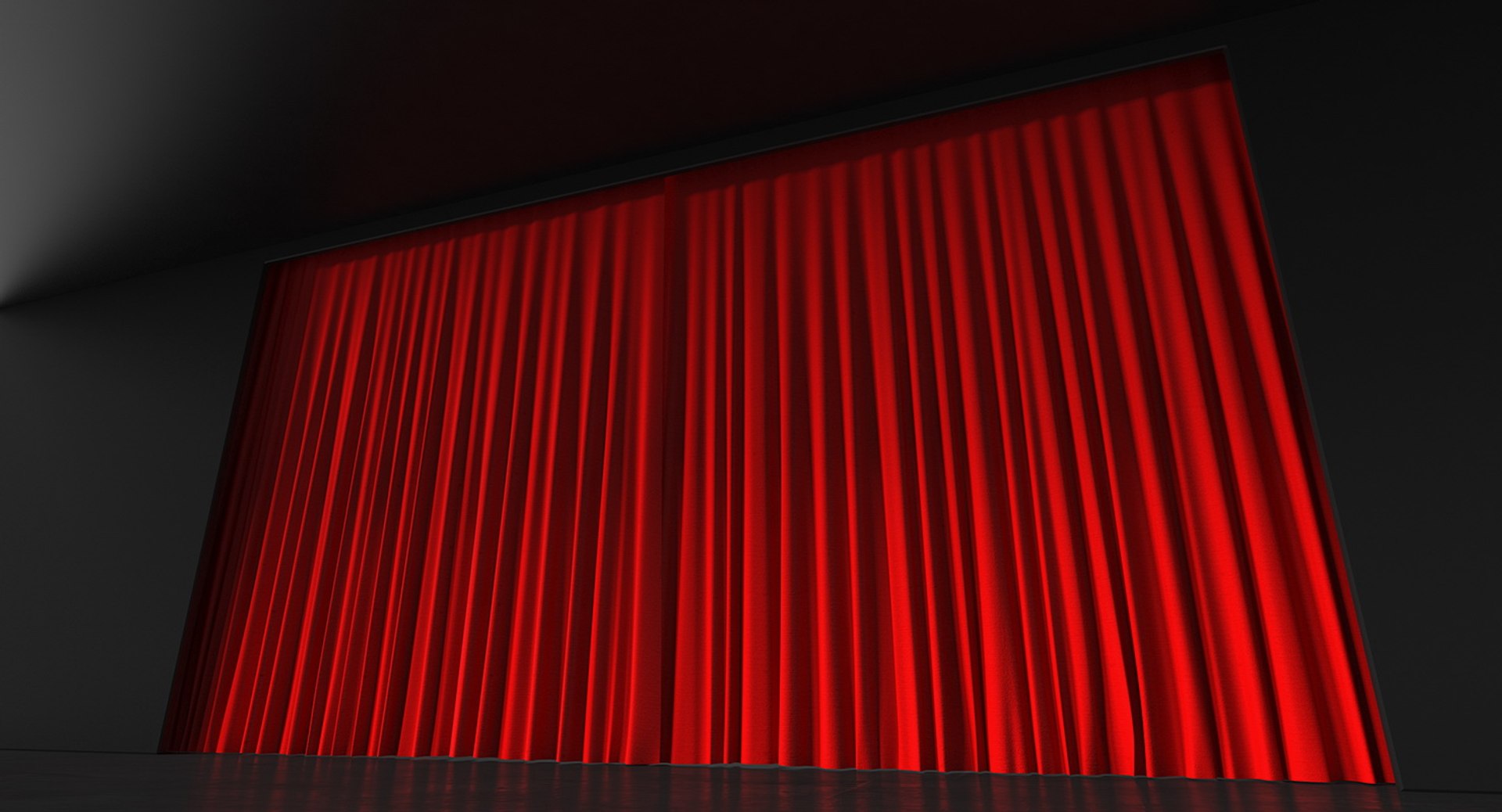 Simple theater stage 3D model - TurboSquid 1417922