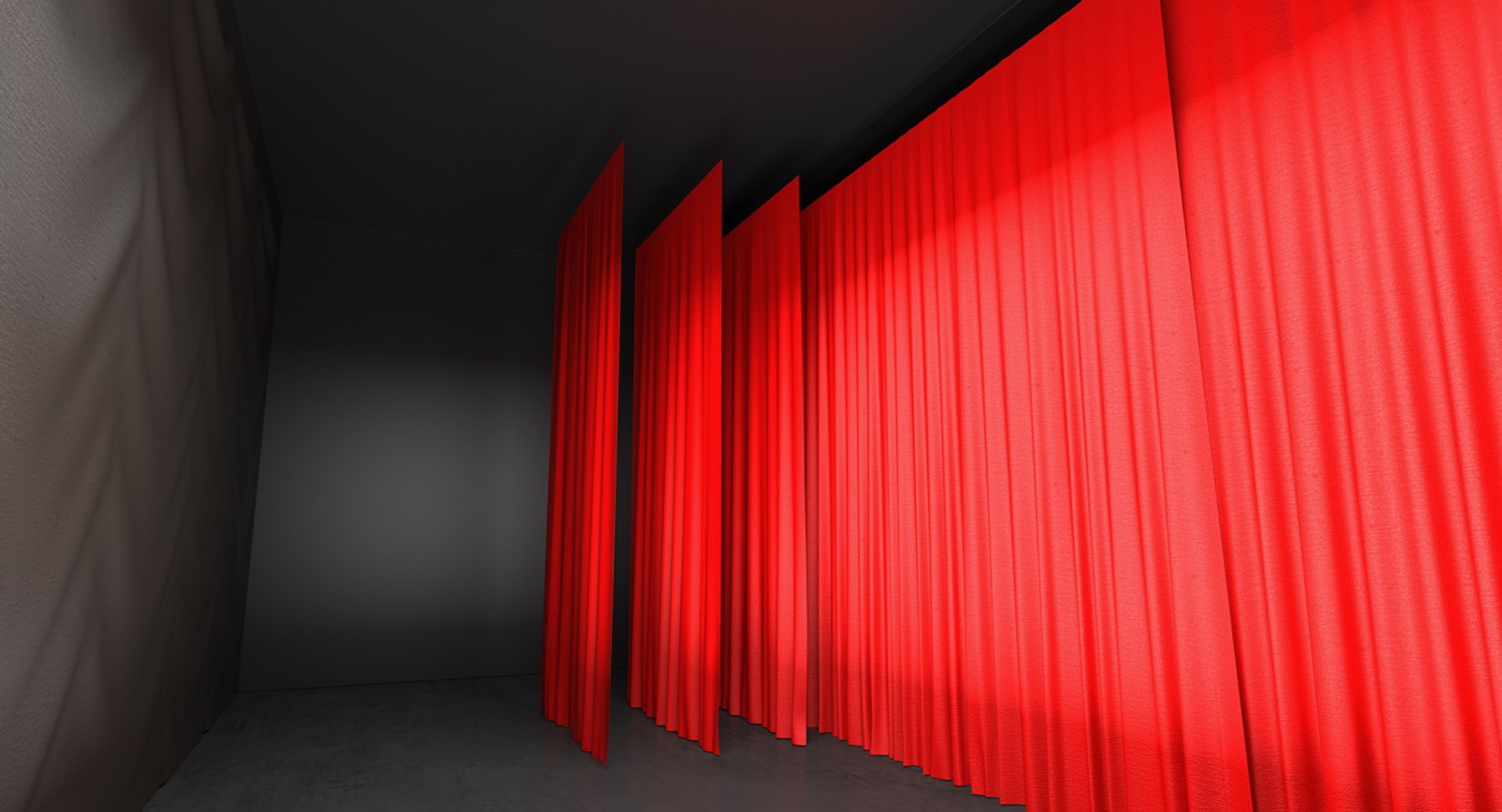 Simple theater stage 3D model - TurboSquid 1417922