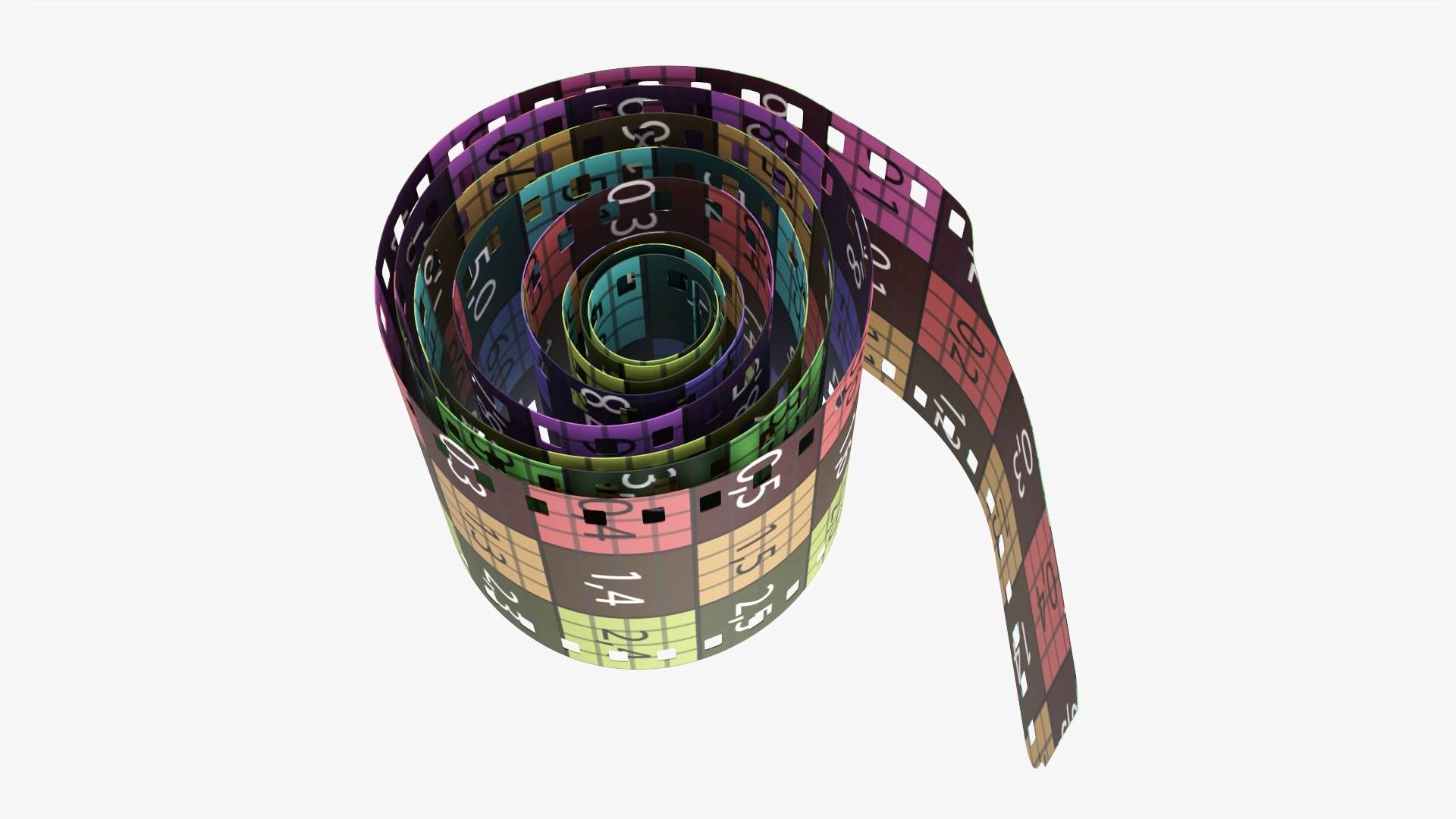 Photographic Film Roll Small 3D Model - TurboSquid 1716134