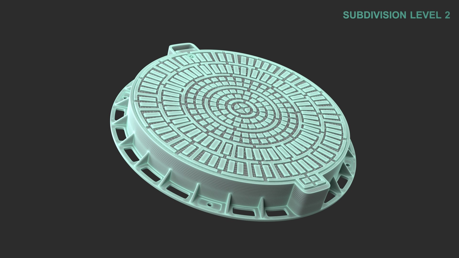 Manhole model - TurboSquid 1818821