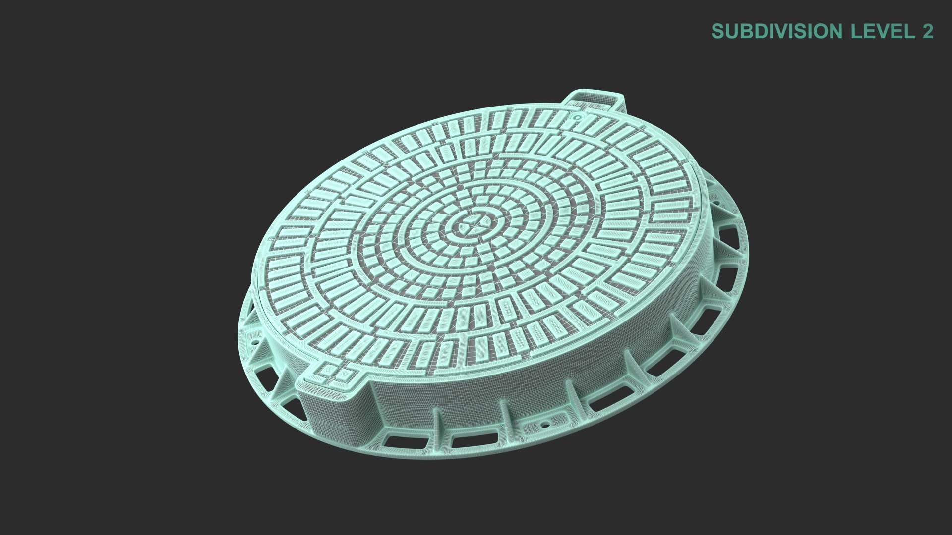 Manhole model - TurboSquid 1818821