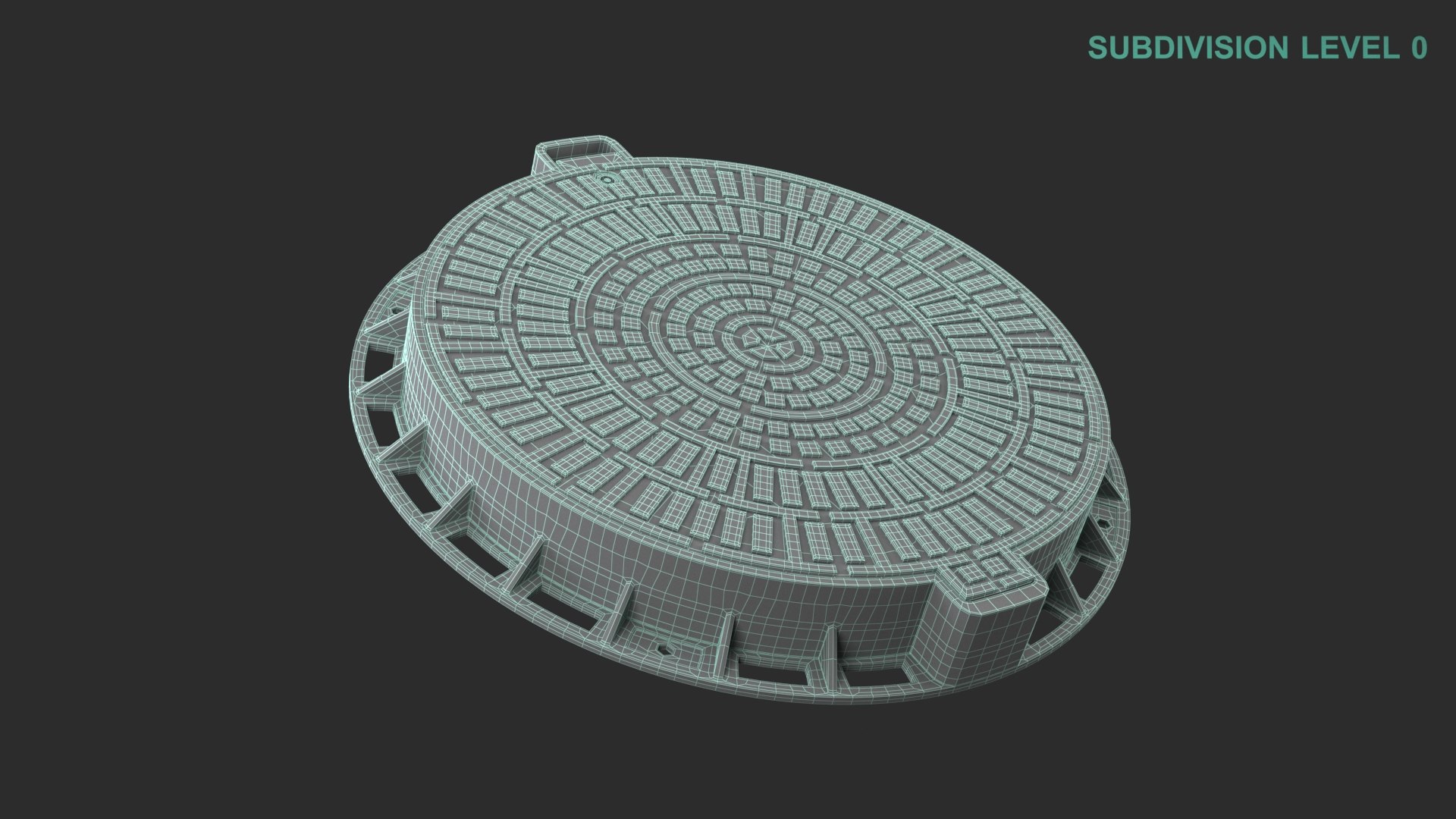 Manhole model - TurboSquid 1818821