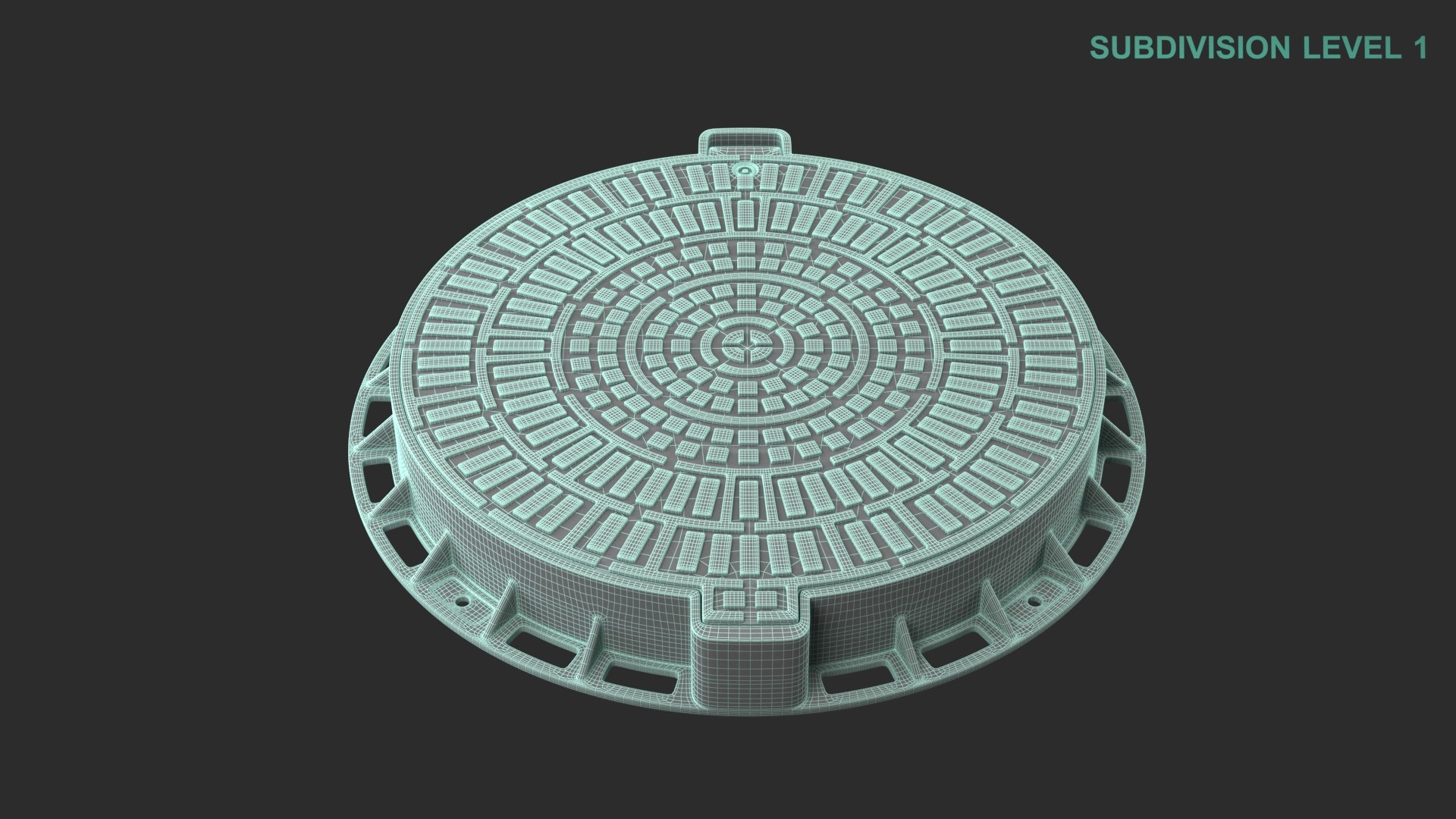 Manhole model - TurboSquid 1818821