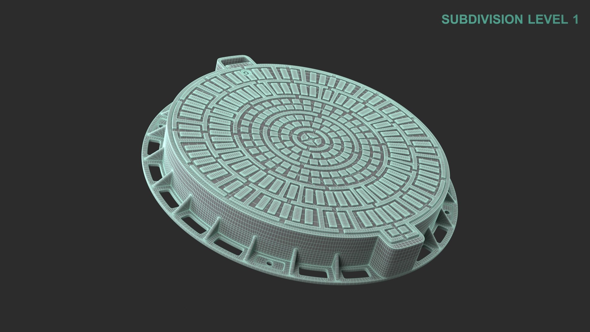 Manhole model - TurboSquid 1818821
