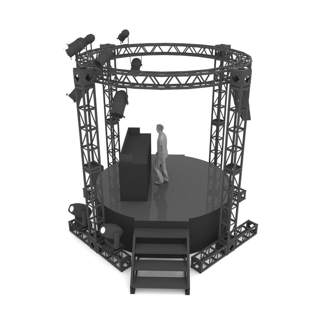 3D Stage Rigging - TurboSquid 1587711
