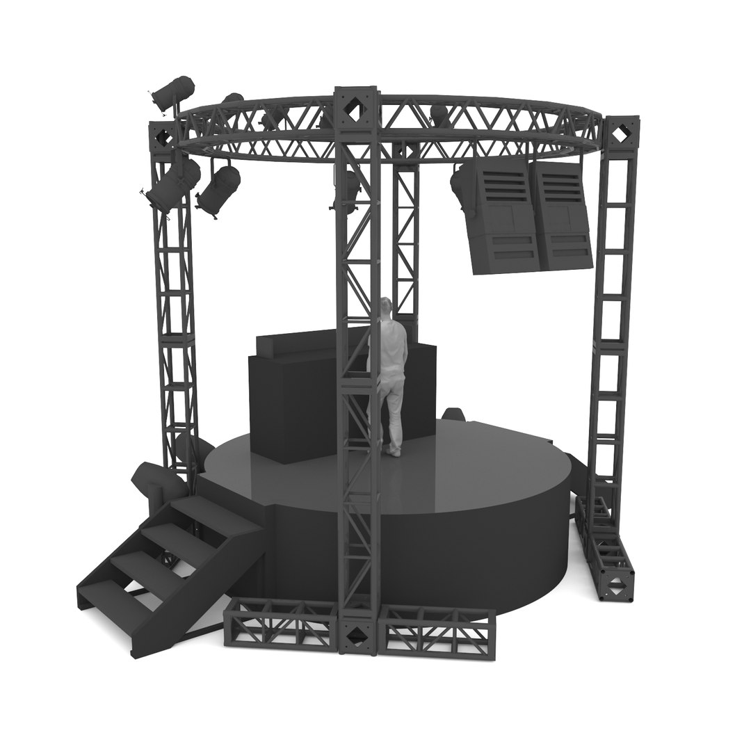 3D Stage Rigging - TurboSquid 1587711
