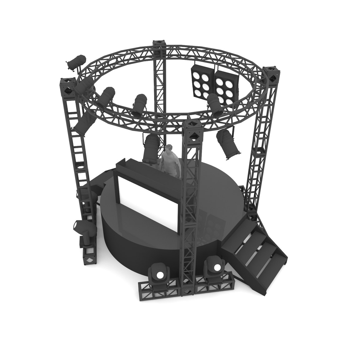 3D Stage Rigging - TurboSquid 1587711