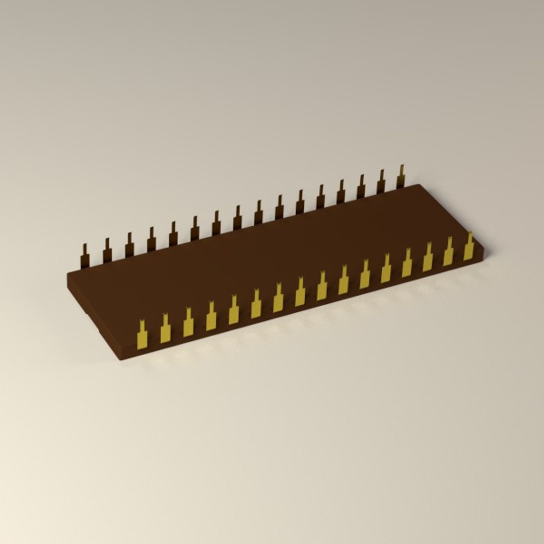 3d Chip Model