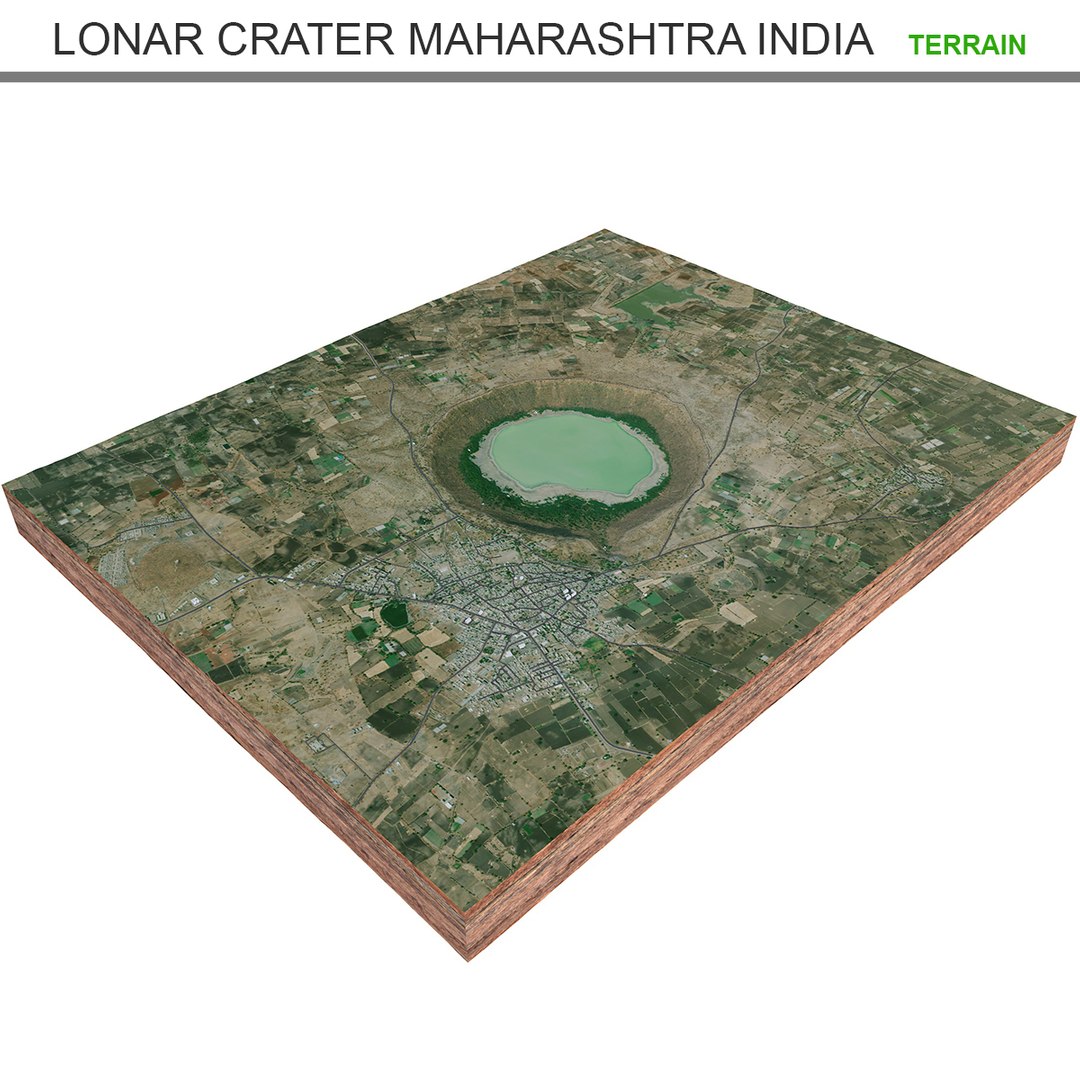 Lonar Crater Maharashtra India 3D - TurboSquid 2061715