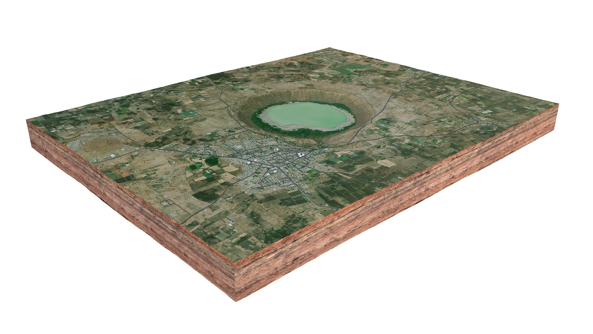 Lonar Crater Maharashtra India 3D - TurboSquid 2061715