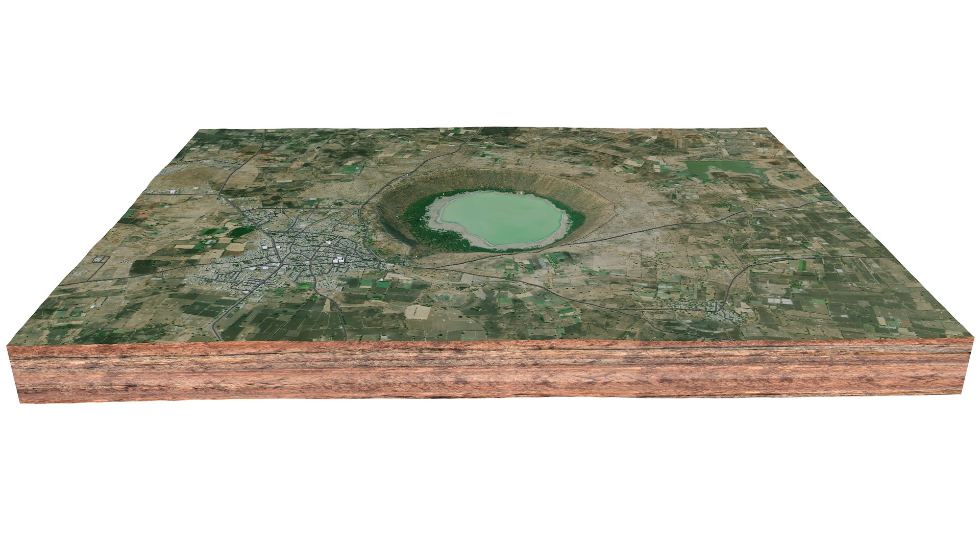 Lonar Crater Maharashtra India 3D - TurboSquid 2061715