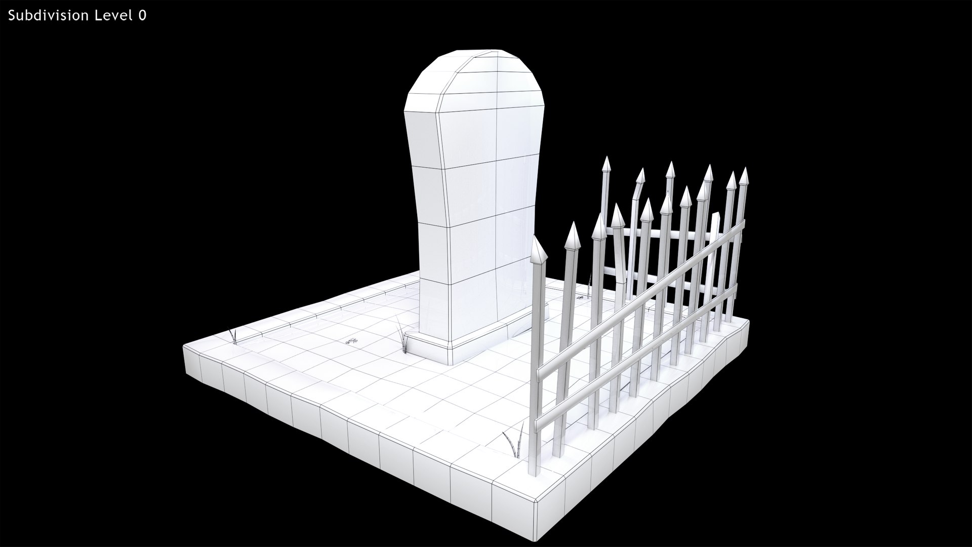 Stylized Gravestone Arch Grave 3D Model - TurboSquid 1576289