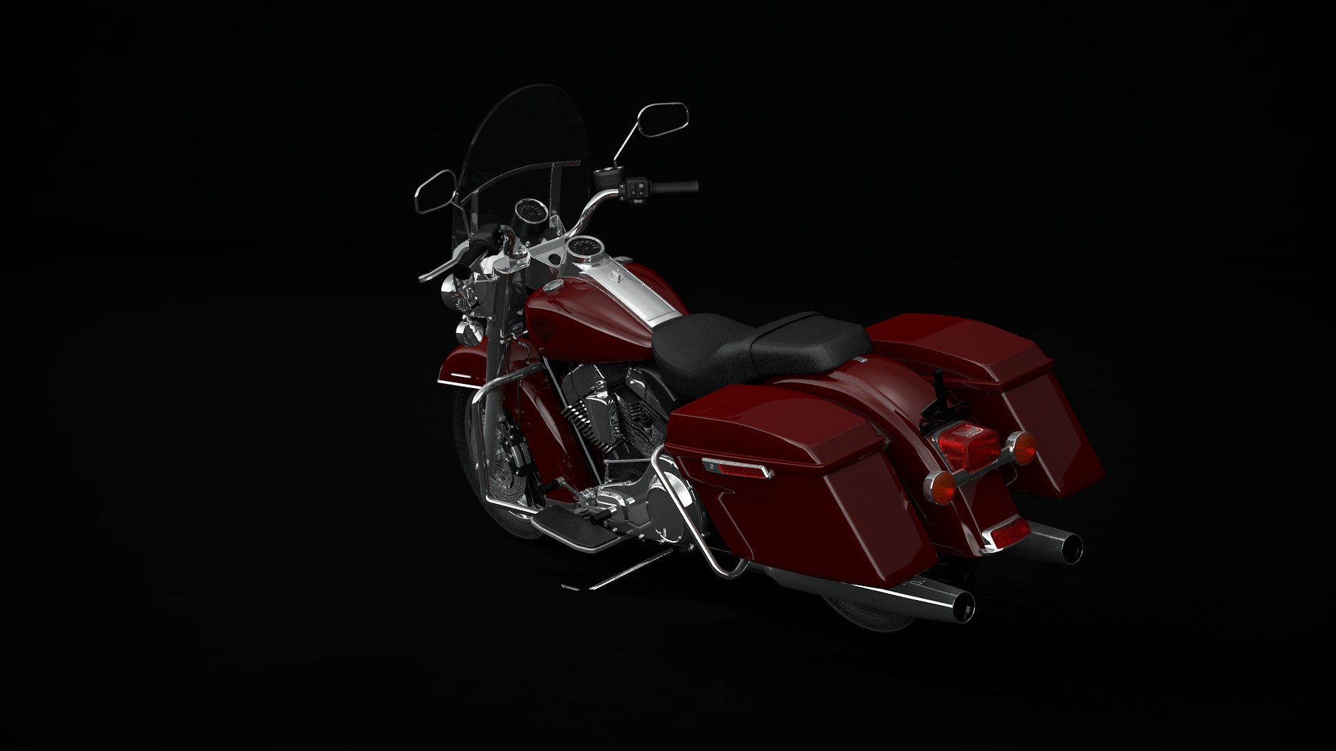 3D Harley Davidson Road King Model - TurboSquid 1452050