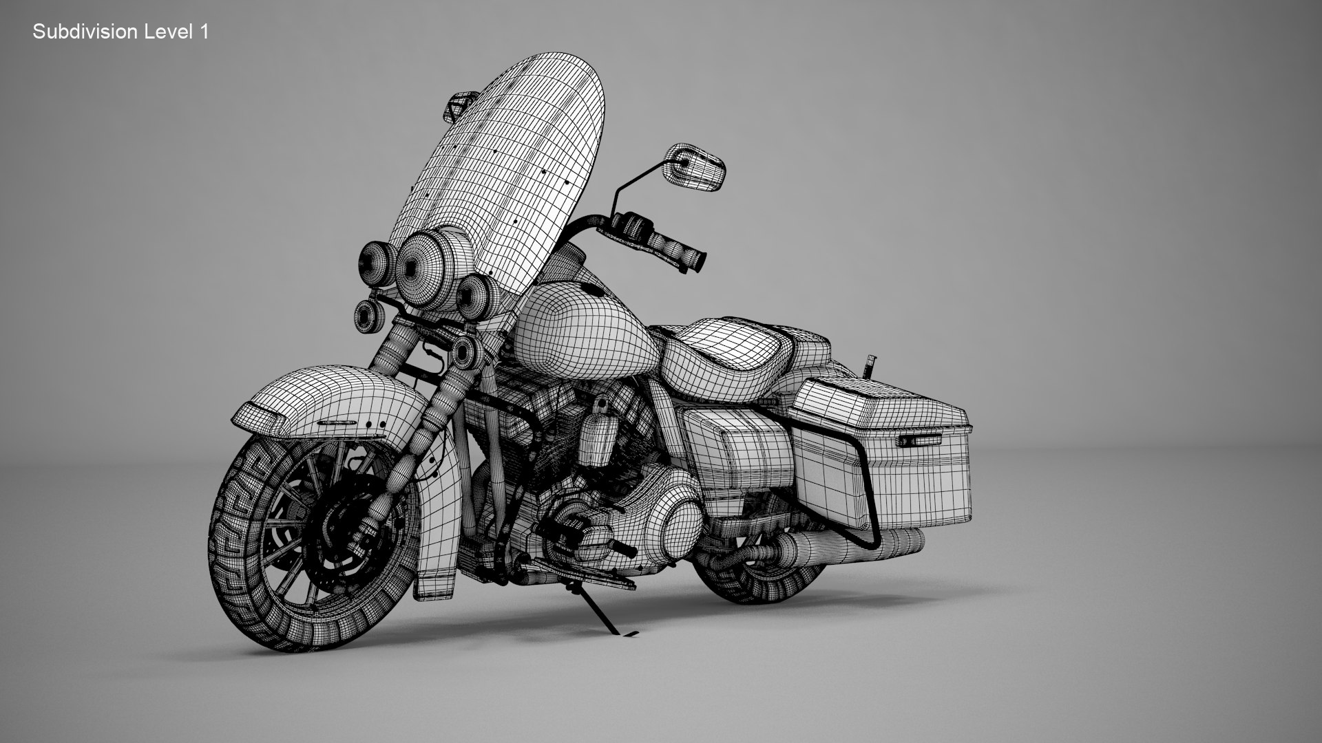 3D Harley Davidson Road King Model - TurboSquid 1452050