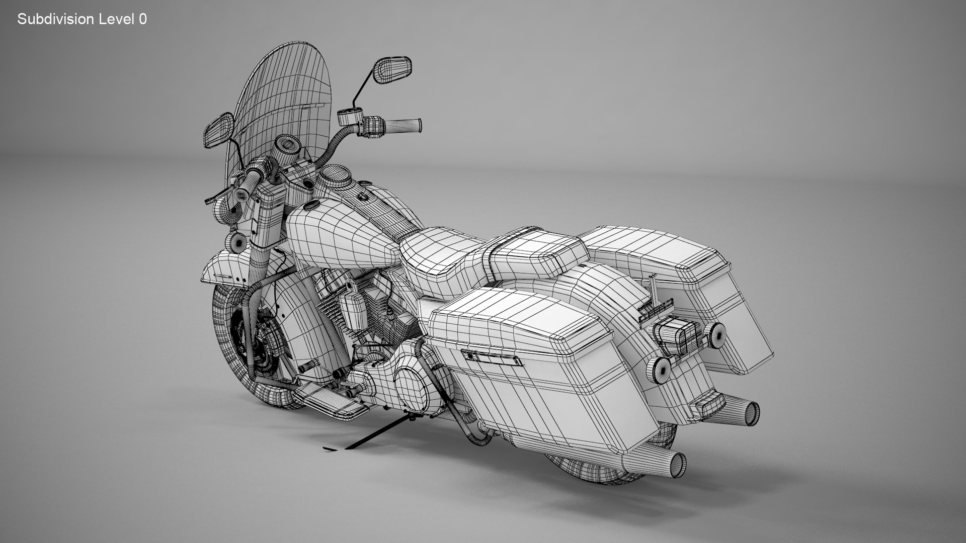 3D Harley Davidson Road King Model - TurboSquid 1452050