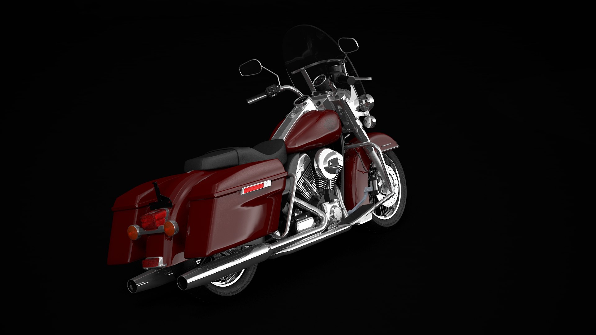 3D Harley Davidson Road King Model - TurboSquid 1452050