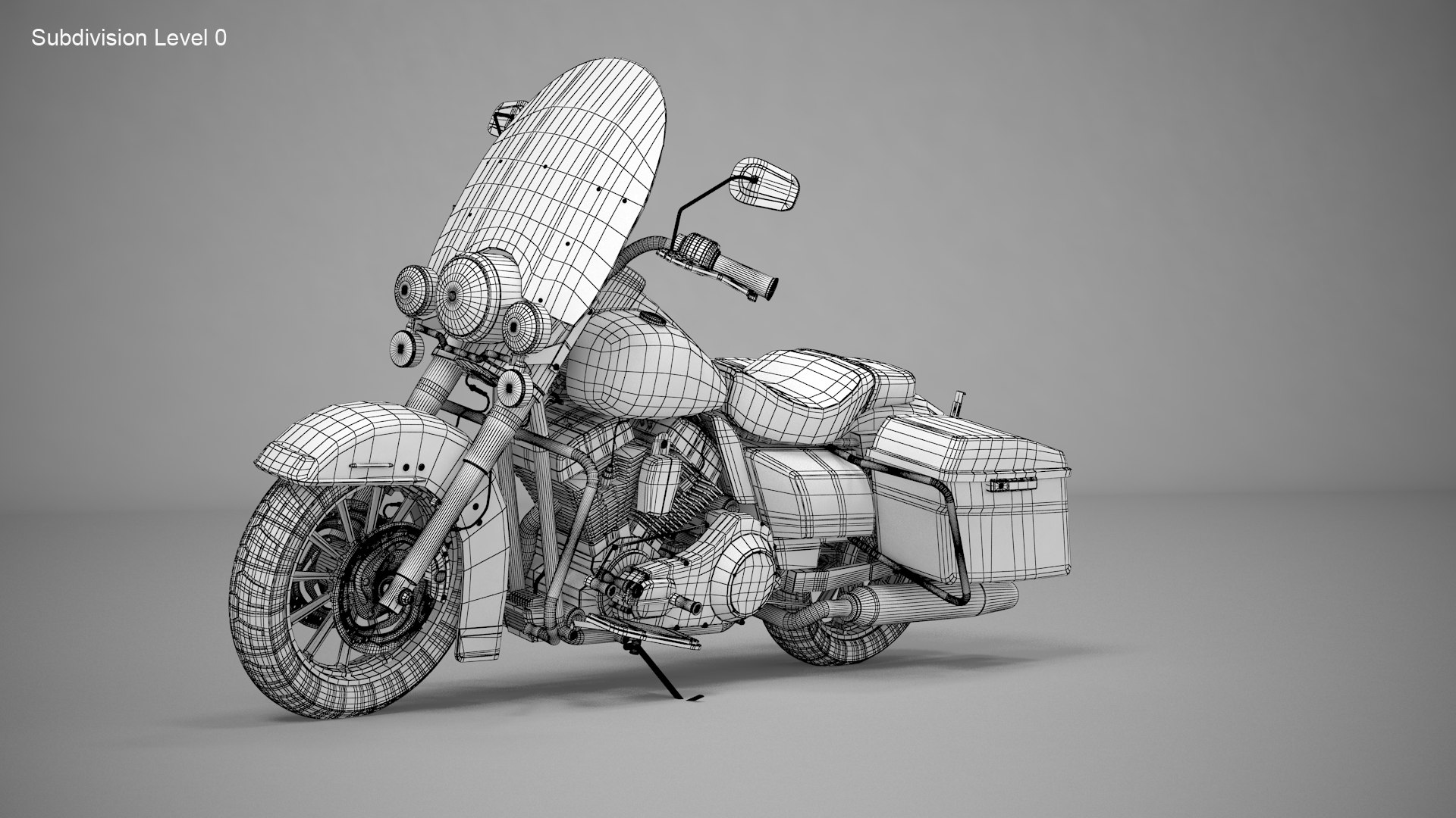 3D Harley Davidson Road King Model - TurboSquid 1452050