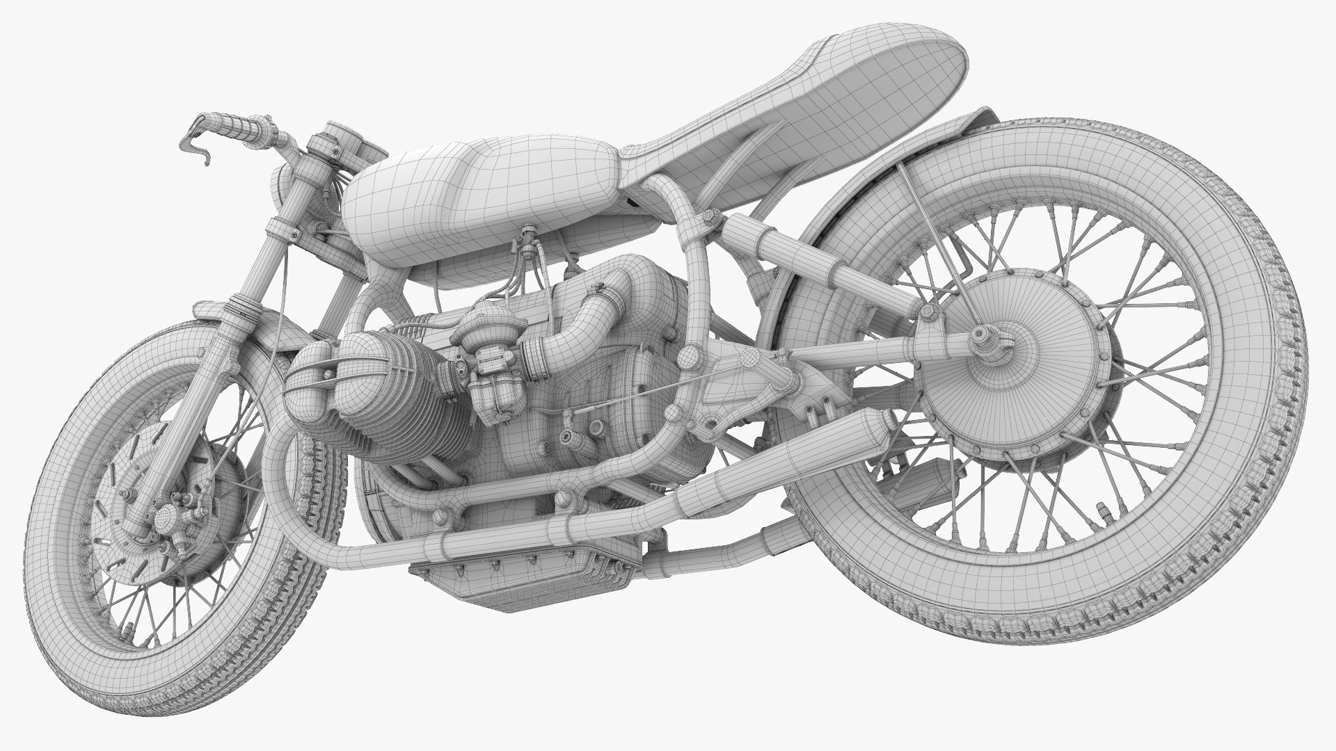 3D Custom Motorbike 05 Model - TurboSquid 2412501