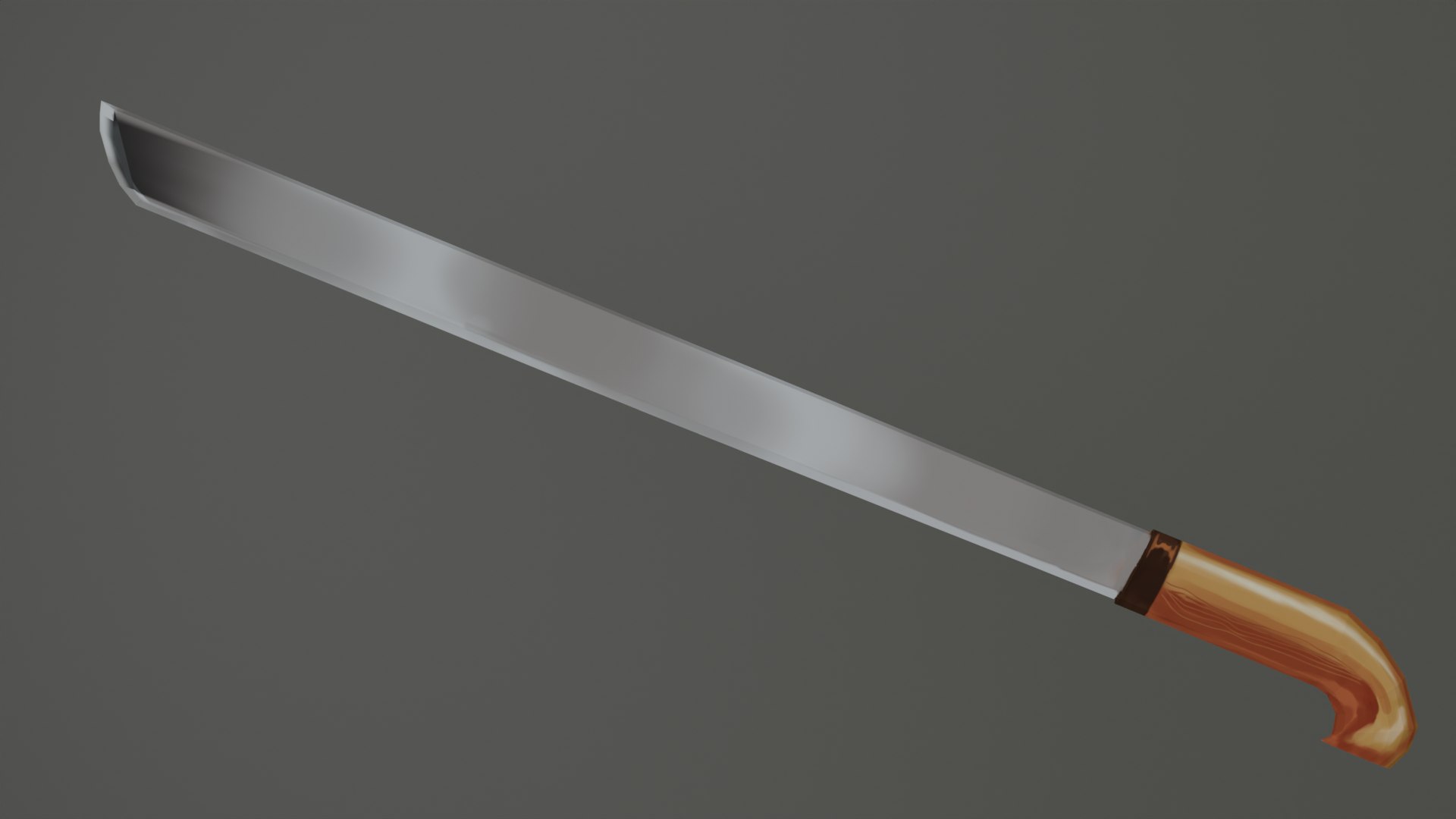 3D Lowpoly Golok Jakarta - Senjata Traditional Indionesia - TurboSquid ...