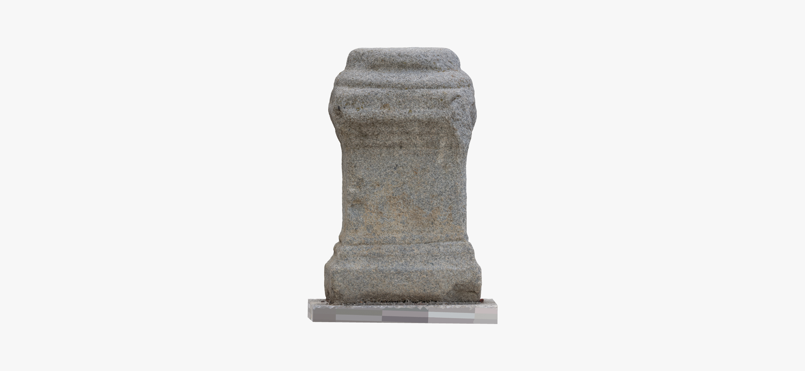 3D medieval stone column piece - TurboSquid 1538956