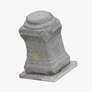 Medieval stone column piece 3D model - TurboSquid 1539496