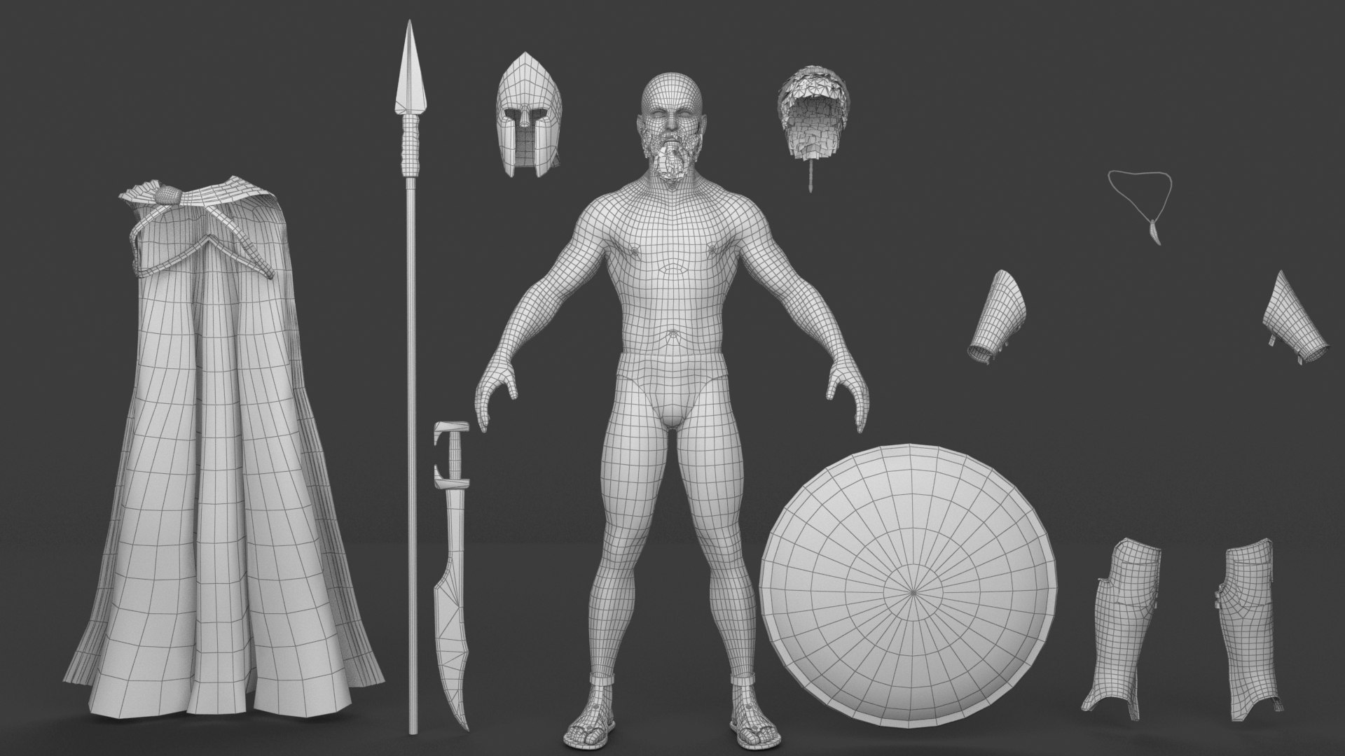 Leonidas 3D Model - TurboSquid 1811823