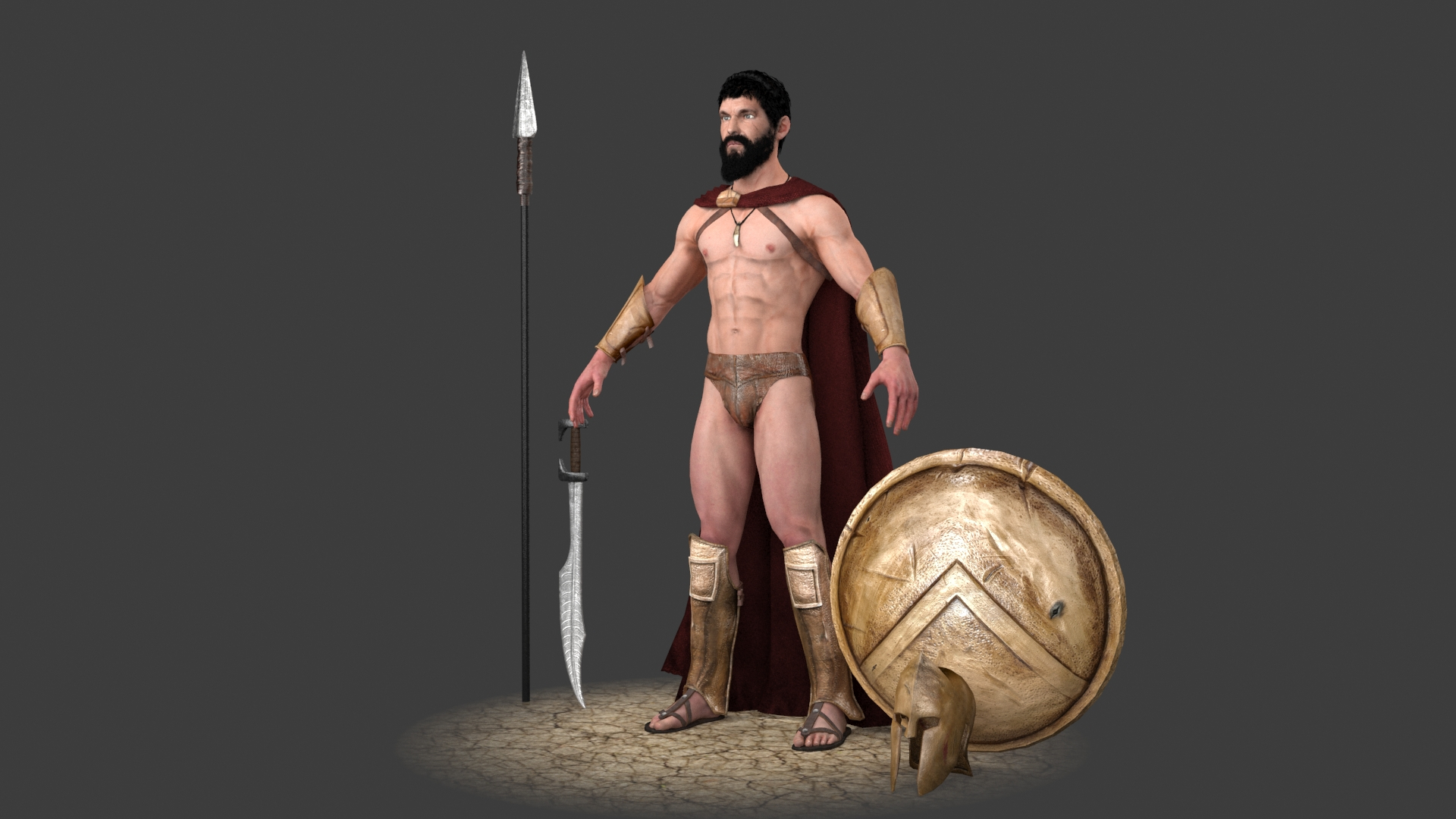 Leonidas 3D Model - TurboSquid 1811823