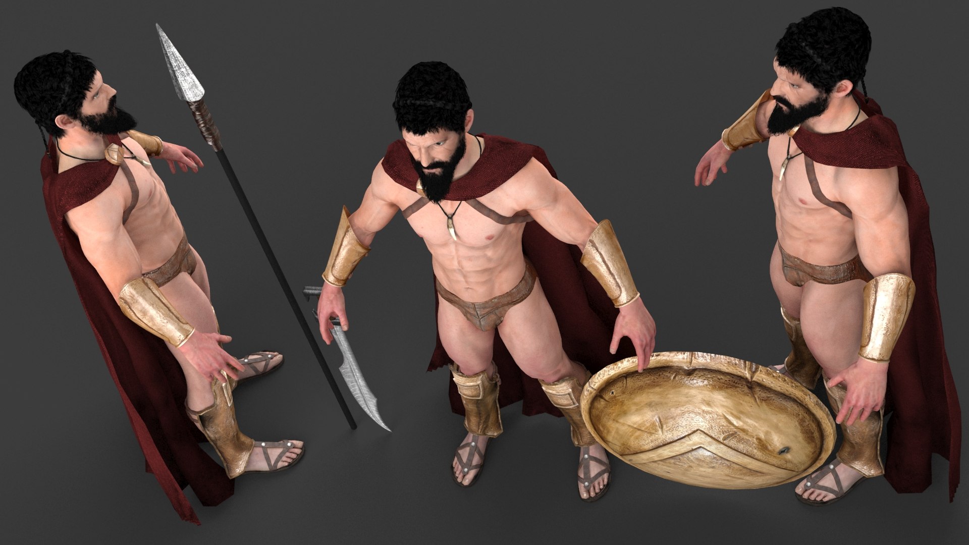 Leonidas 3D Model - TurboSquid 1811823