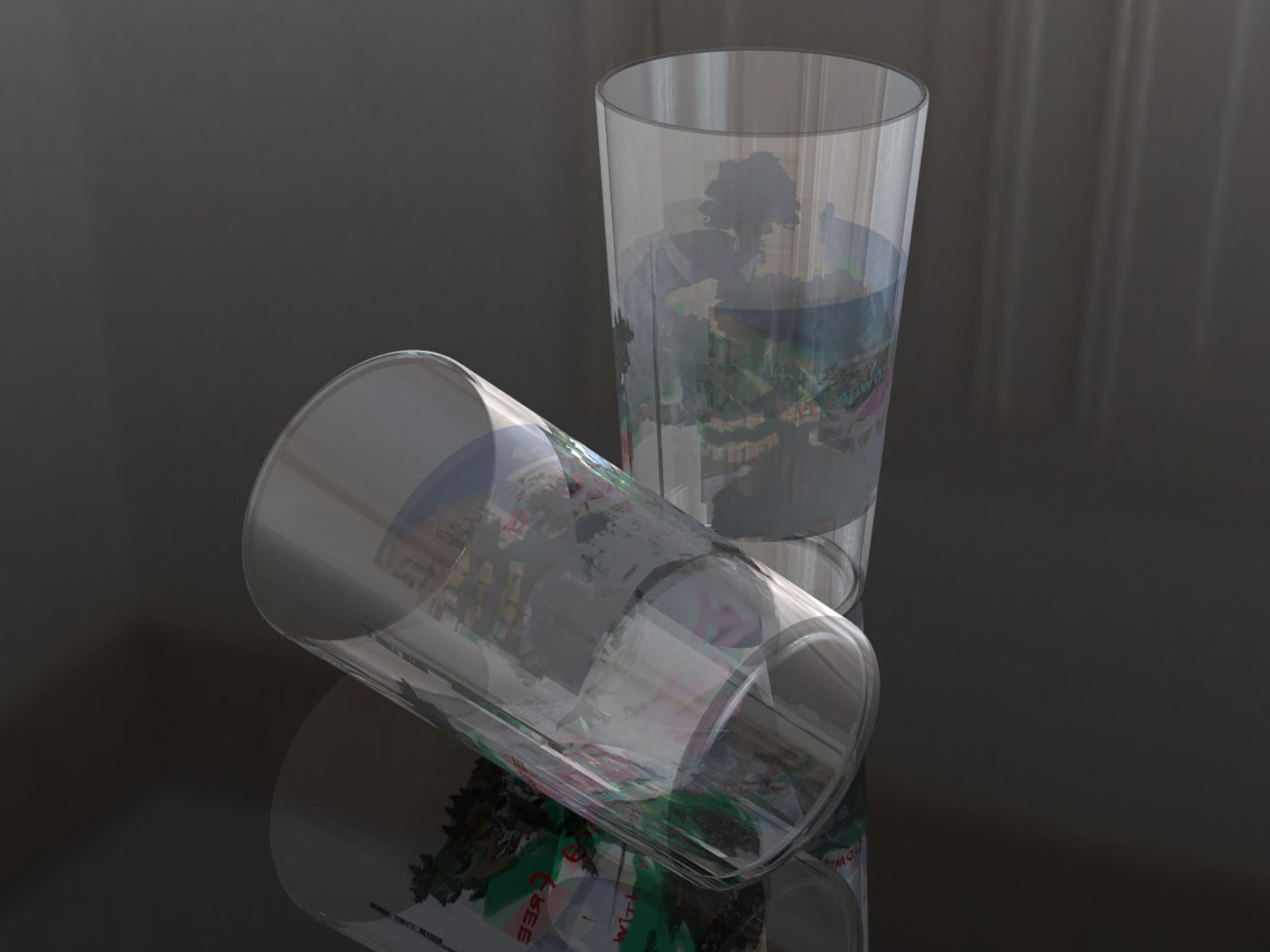 Minimalism Glass 3d Obj