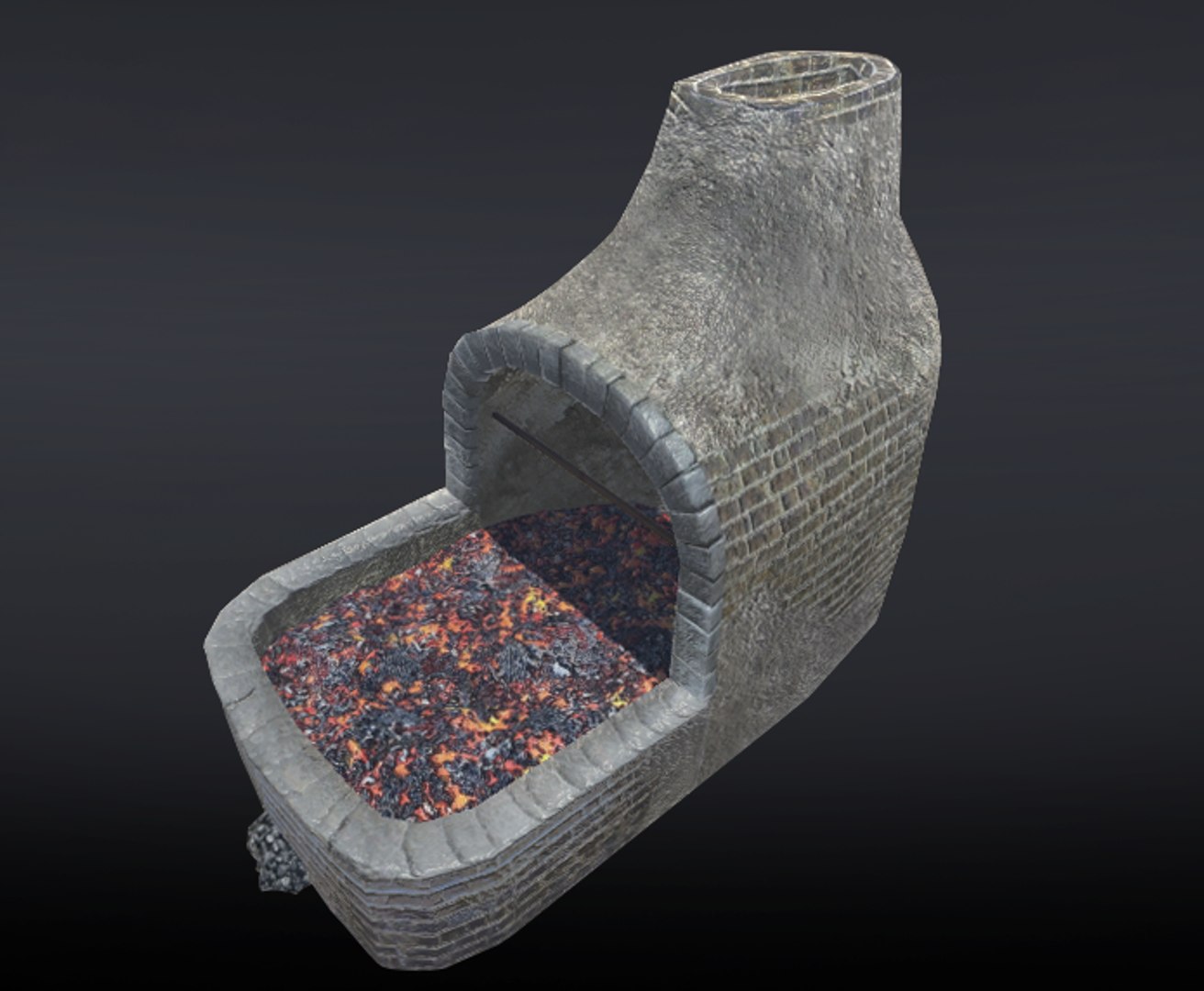 3D Blacksmith Forge Smith Model - TurboSquid 1240839