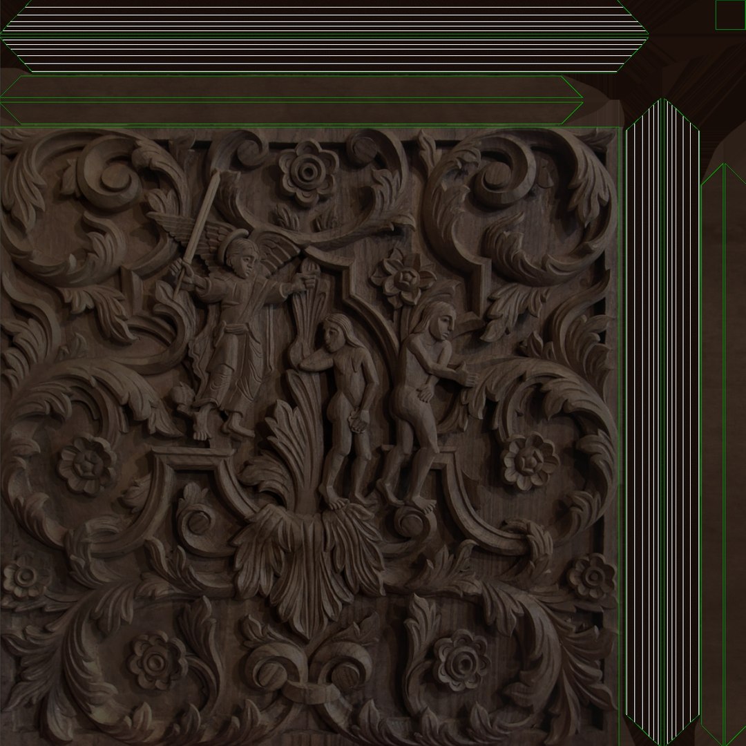 3D Wood Carving - TurboSquid 1460142