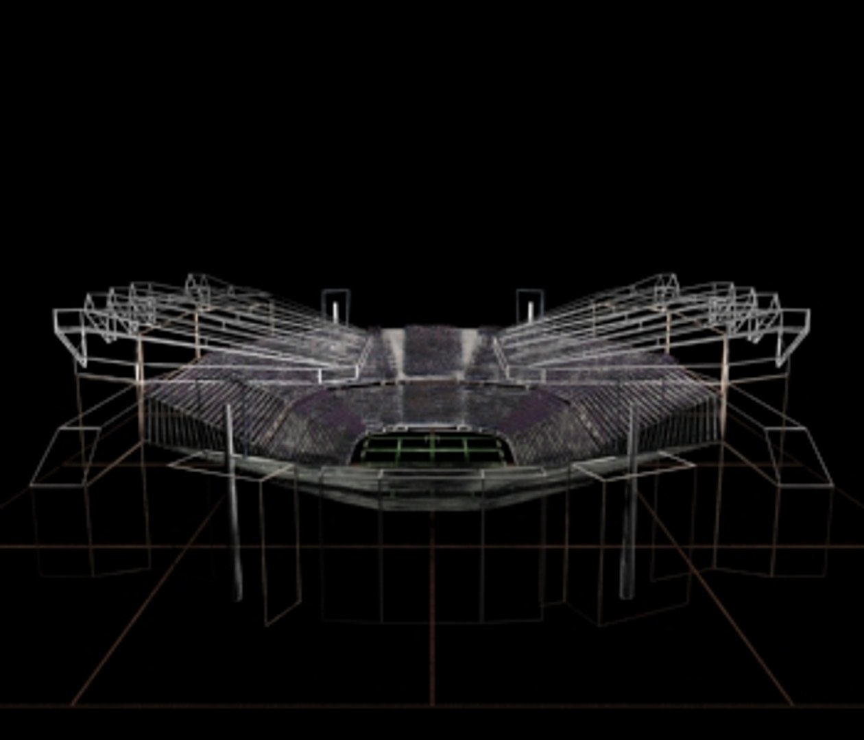 stadium arena 3d model