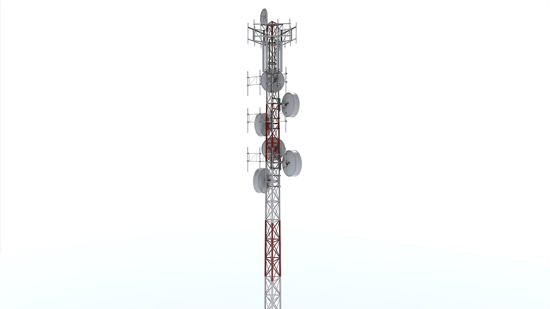 3D Rusty Tower Antenna Model - TurboSquid 2279125