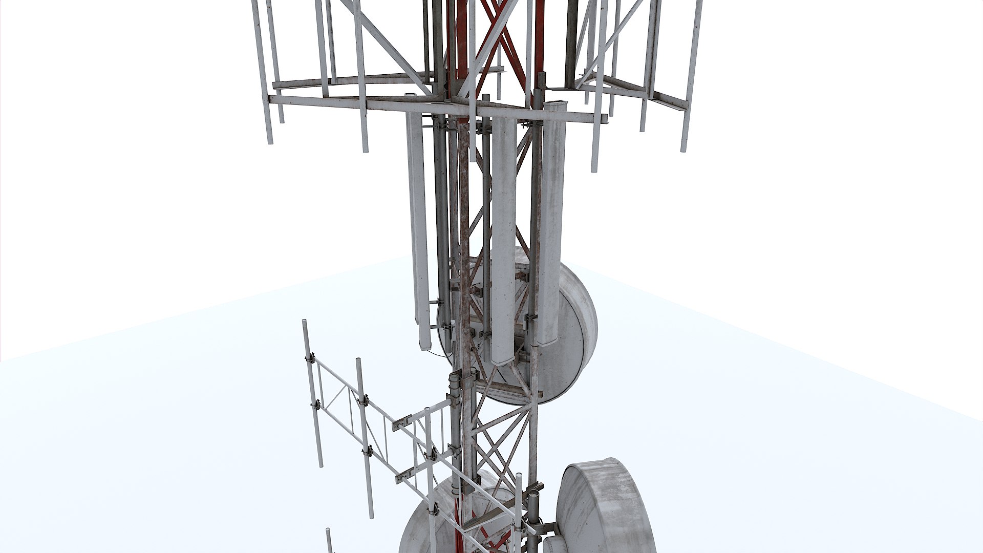 3D Rusty Tower Antenna Model - TurboSquid 2279125