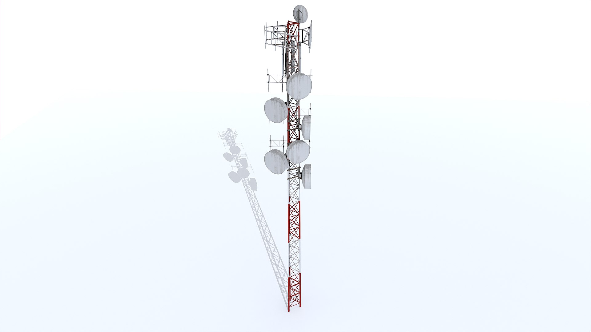 3D Rusty Tower Antenna Model - TurboSquid 2279125