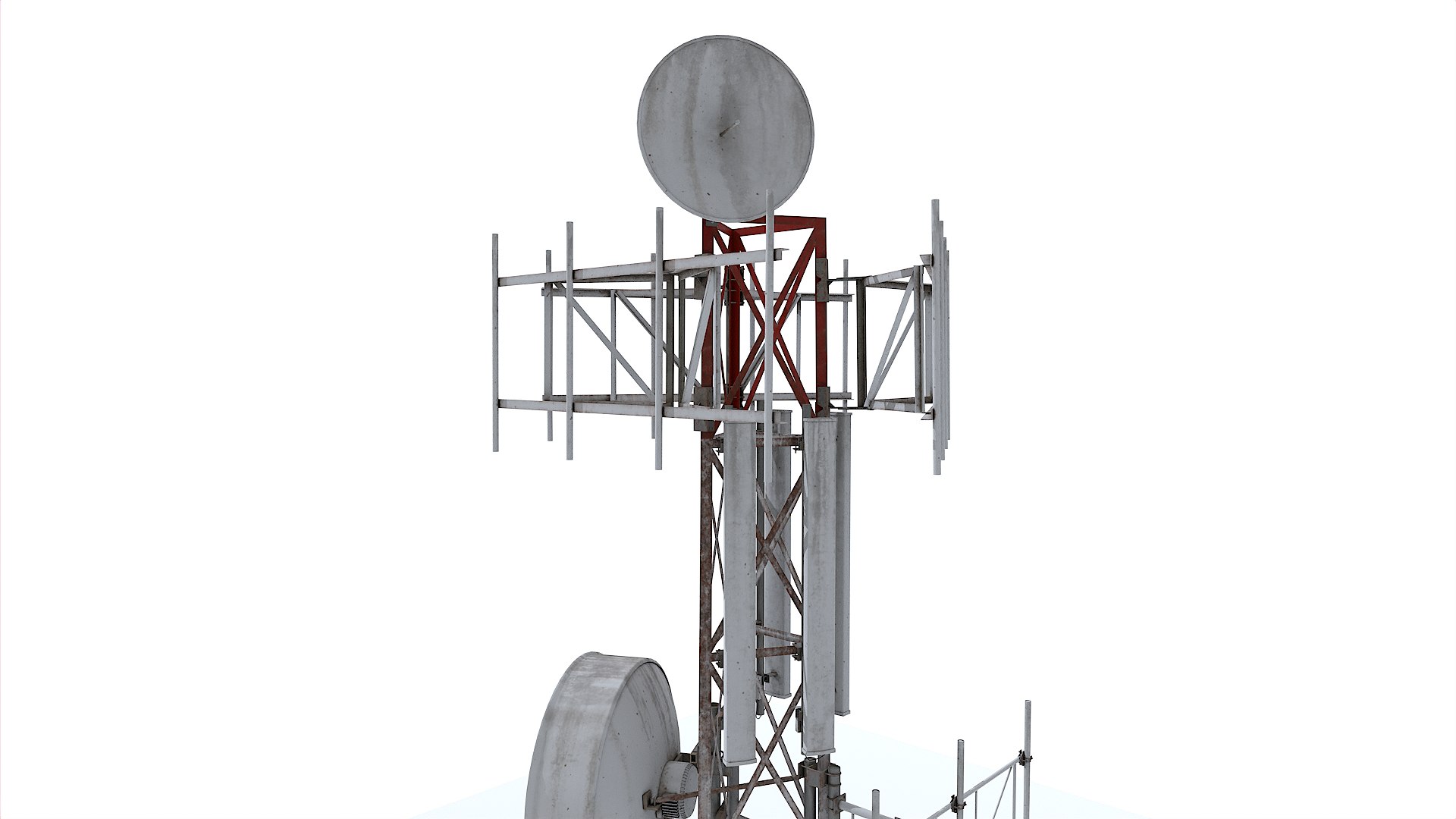 3D Rusty Tower Antenna Model - TurboSquid 2279125
