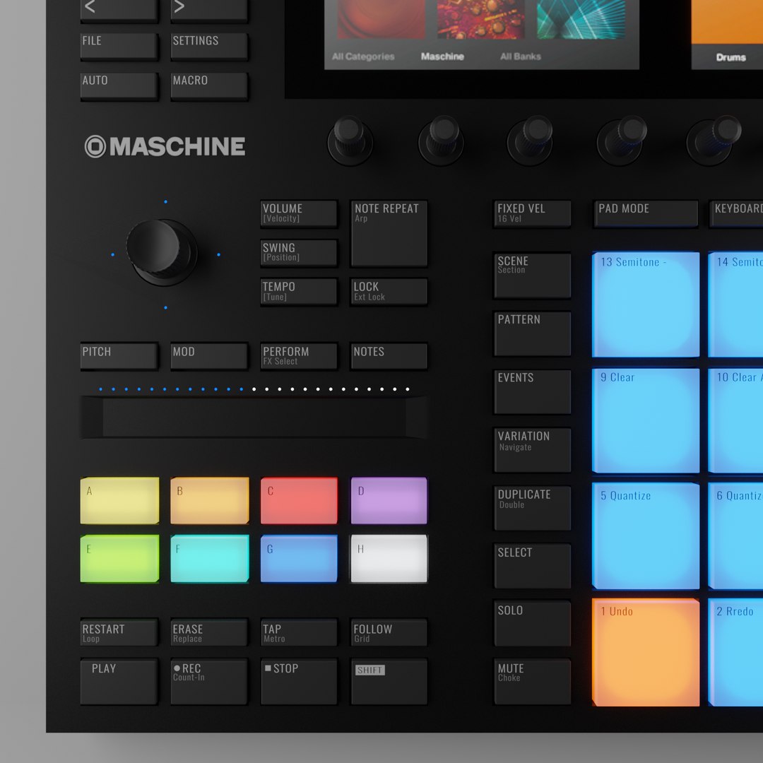 Native instruments maschine mkiii 3D model - TurboSquid 1501495