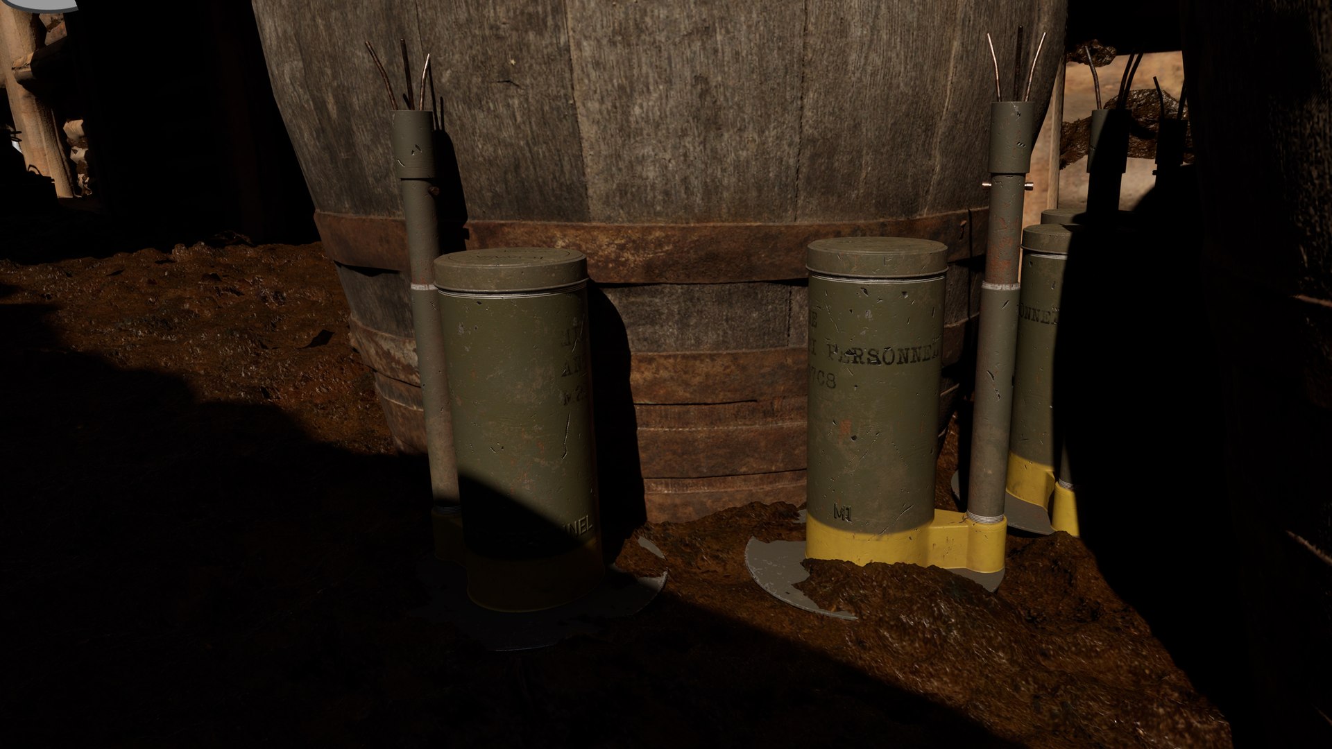 US WW2 Mine Pack Model - TurboSquid 2353059