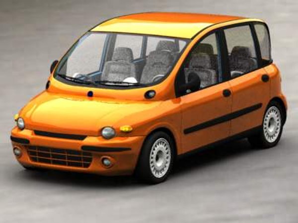 fiat multipla 3d max