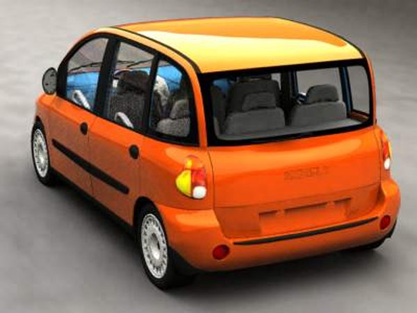 fiat multipla 3d max