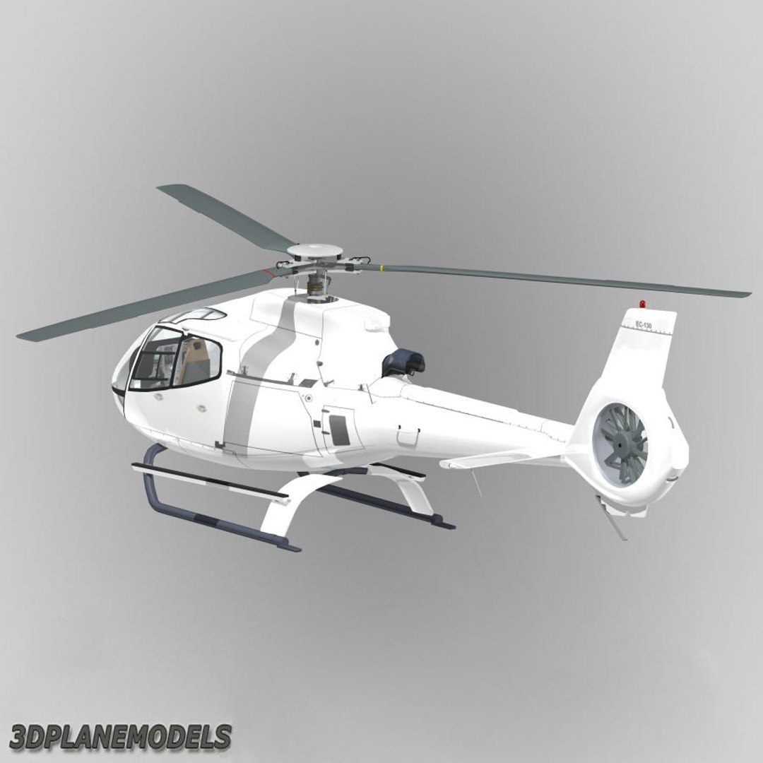 3d Eurocopter Ec-130 Generic White
