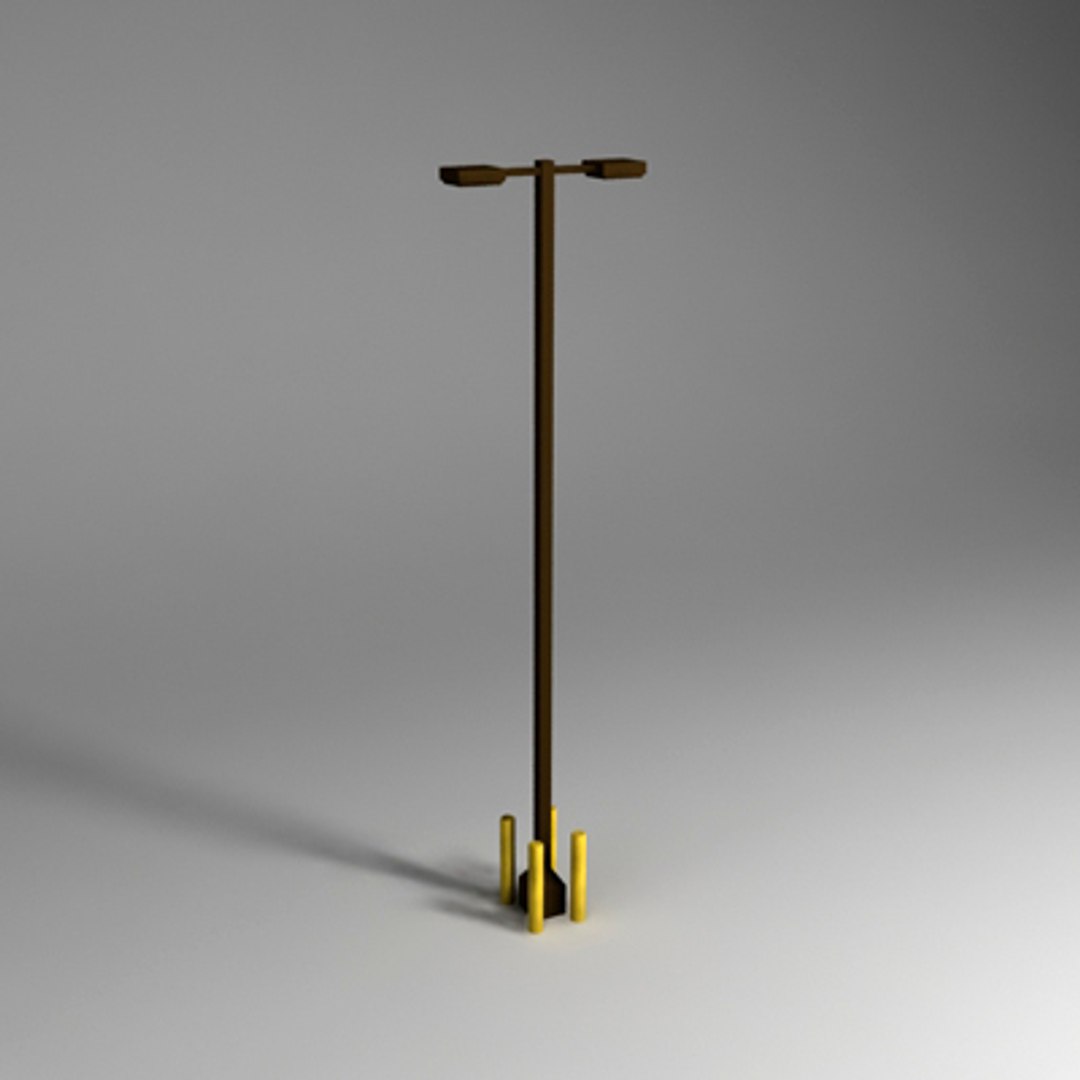 light pole 3d model