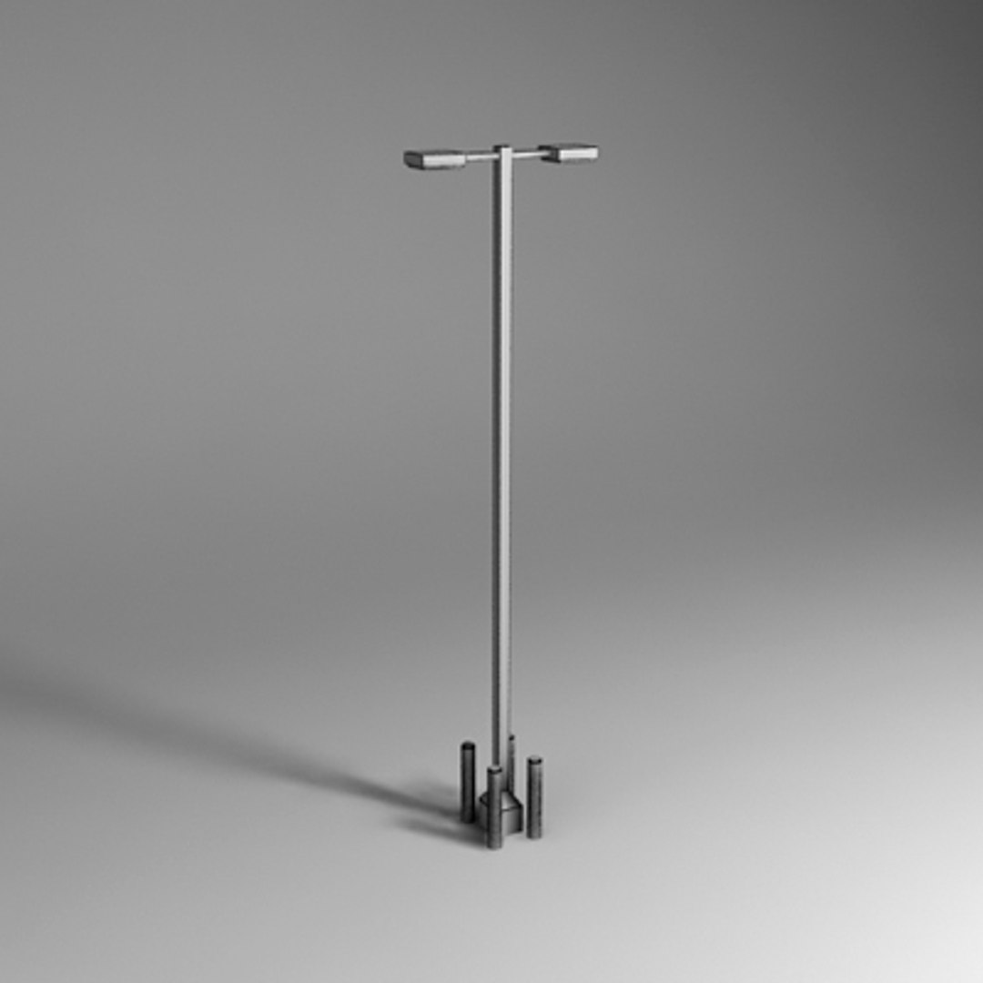 light pole 3d model