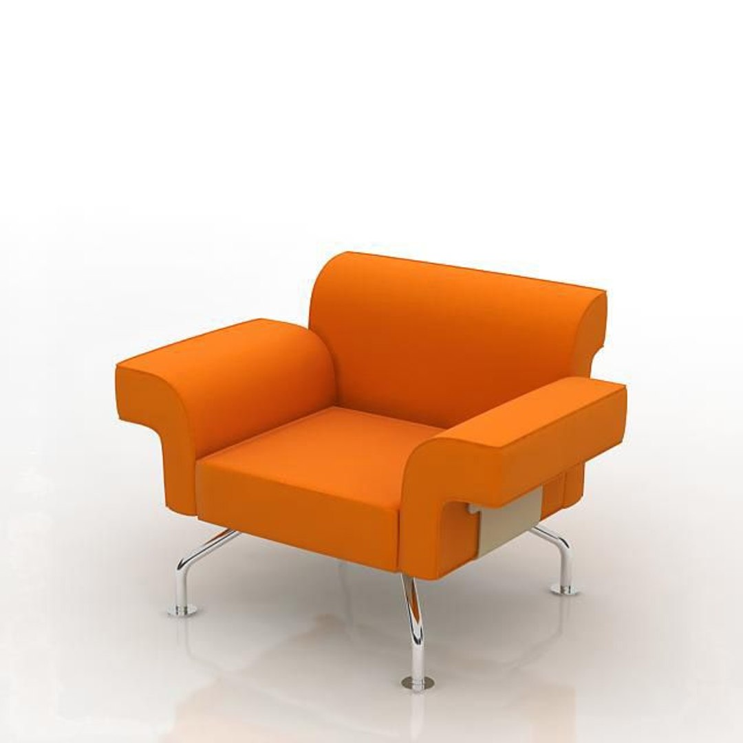 Armchair Chair 3D Model - TurboSquid 1265642